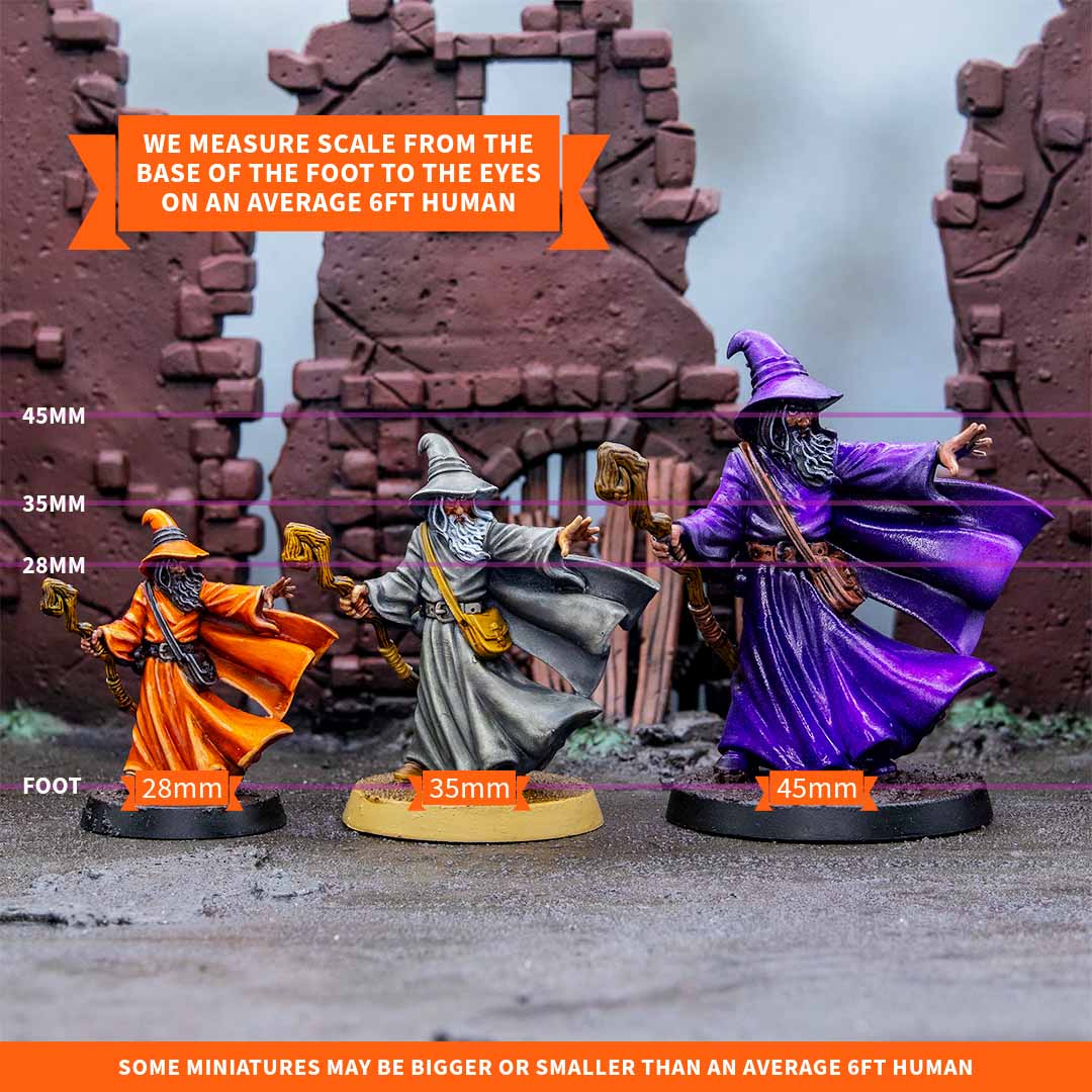 3 Science Fiction Miniatures Mystery Box Mystery Box by We Print Miniatures