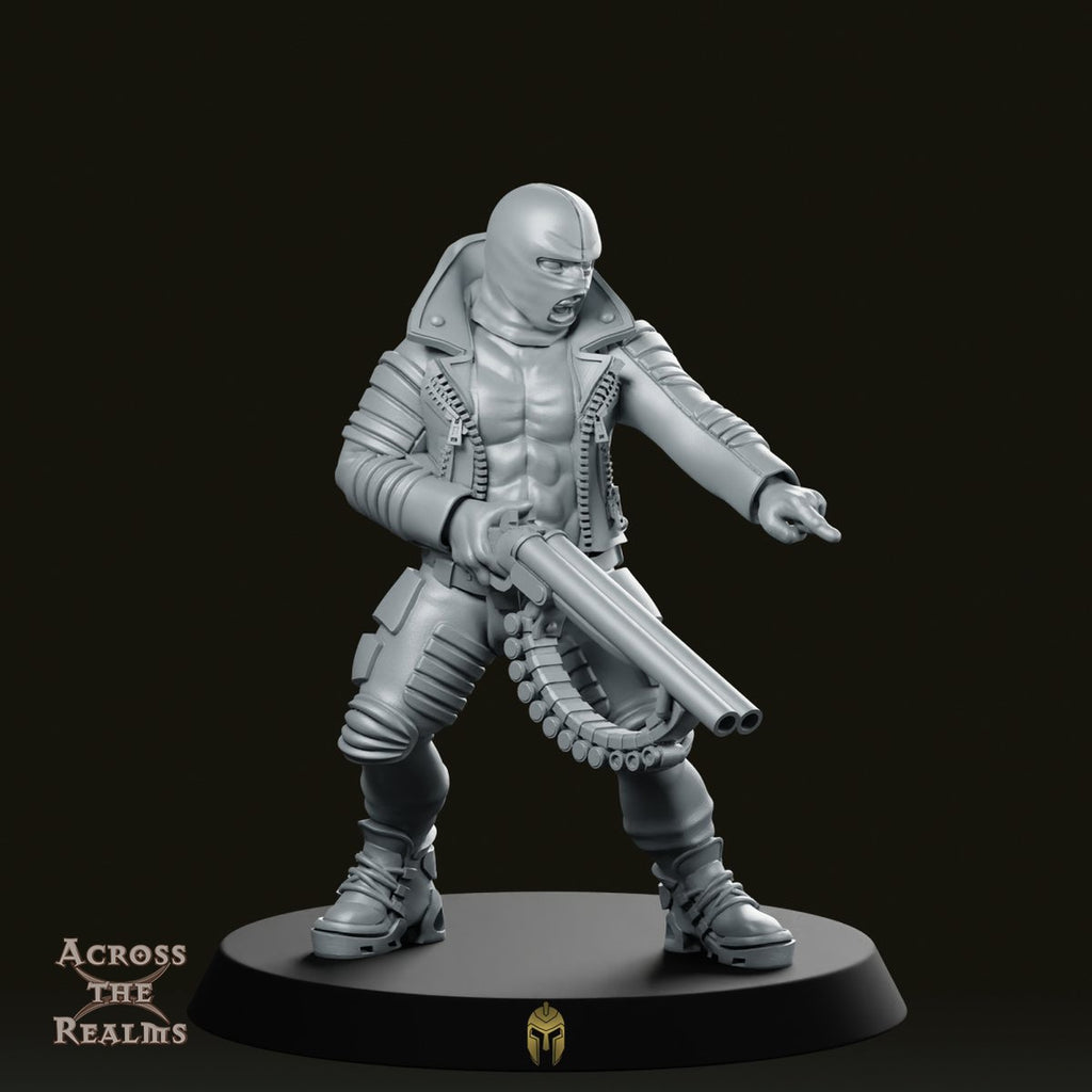 Armed Robber 2 Shotgun Miniature Science Fiction by Across The Realms ...