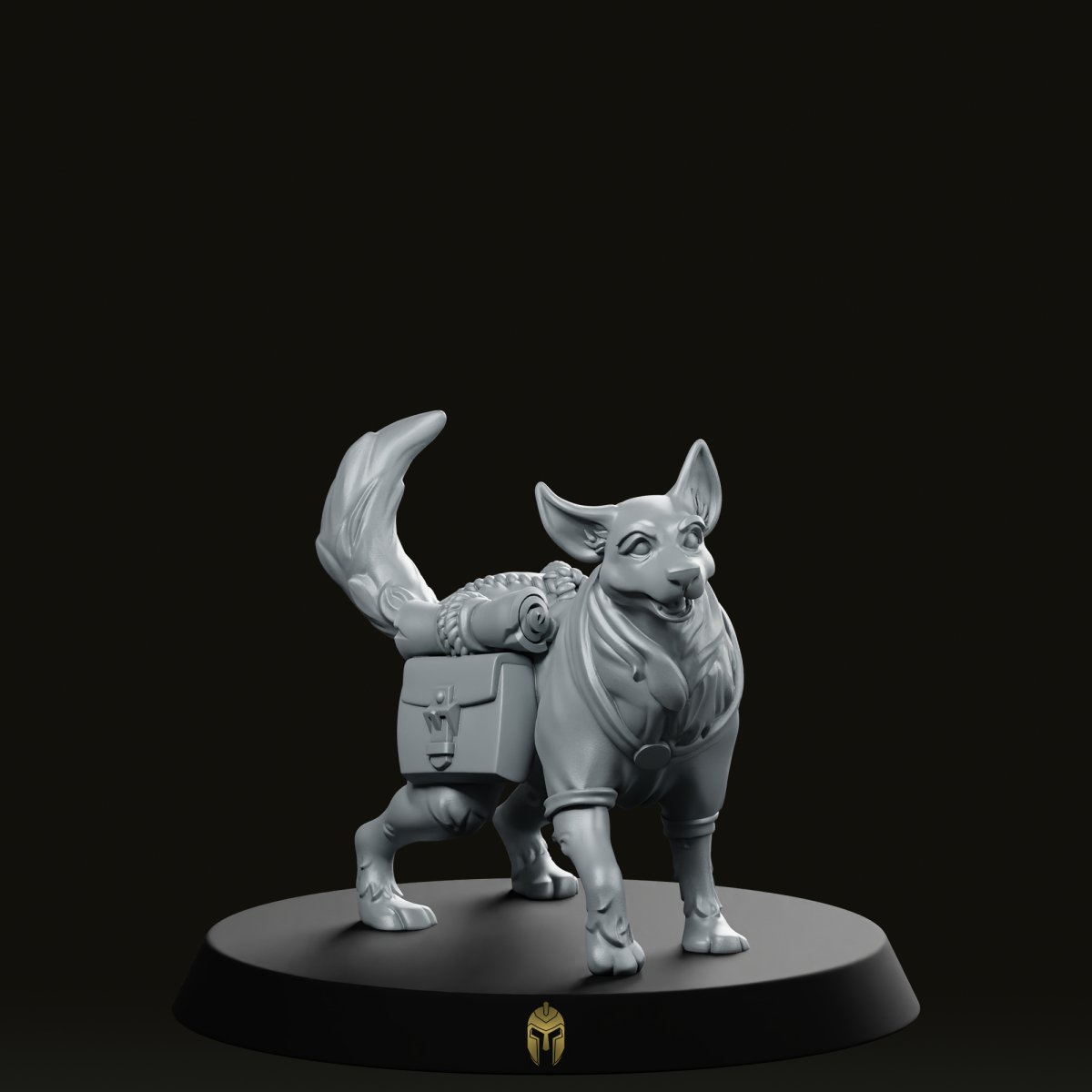 Dog German Explorer Miniature Fantasy by CastNPlay – We Print Miniatures