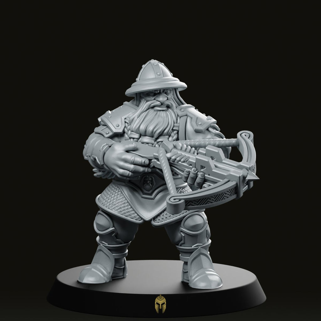 Dwarf Crossbow 1 Miniature Fantasy by DungeonDog – We Print Miniatures