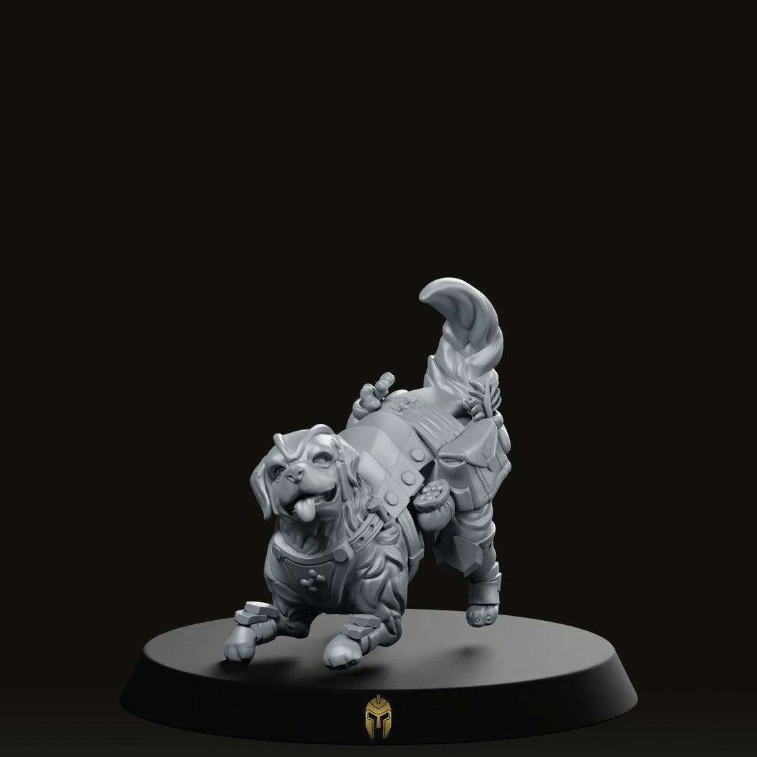 Gold Rogue A Pet Dog Miniature Fantasy by CastNPlay – We Print Miniatures