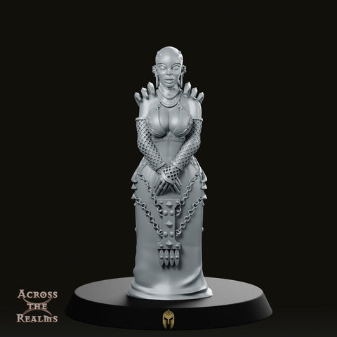 Hive Maiden Curator Female Alien NPC Miniature | We Print Miniatures