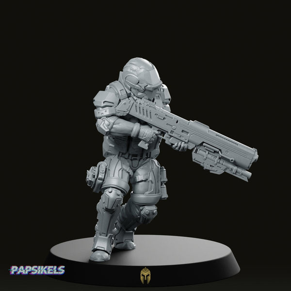Jamerson Hagner Elite Mercenary Miniature Science Fiction by Papsikels ...
