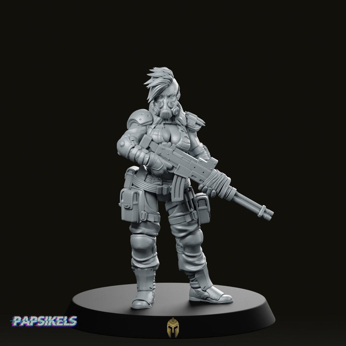 Joey Pratts Ganger Miniature Science Fiction by Papsikels Miniatures – We Print Miniatures