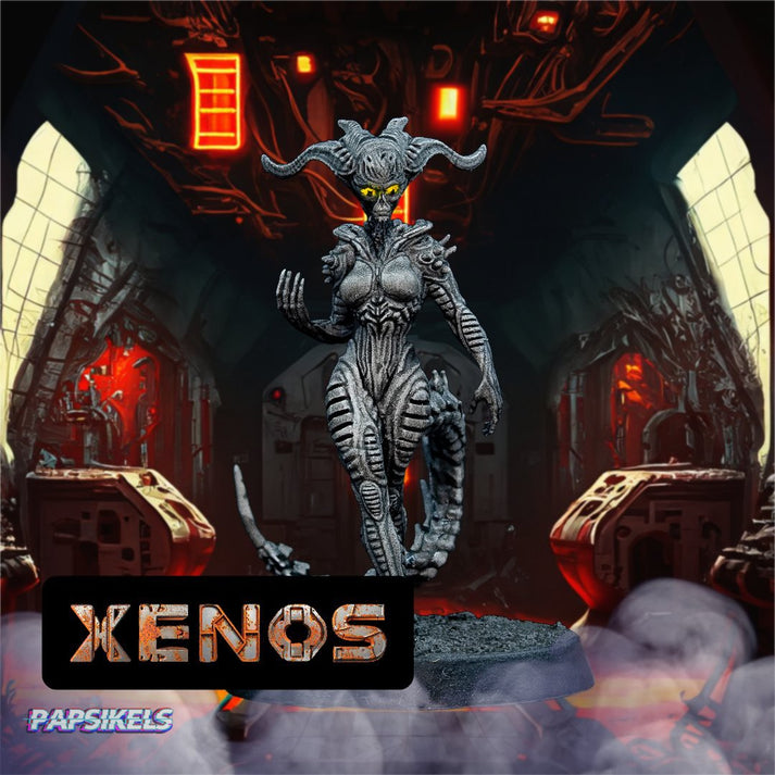 Xeno Temptress Female Alien Miniature Science Fiction by Papsikels ...